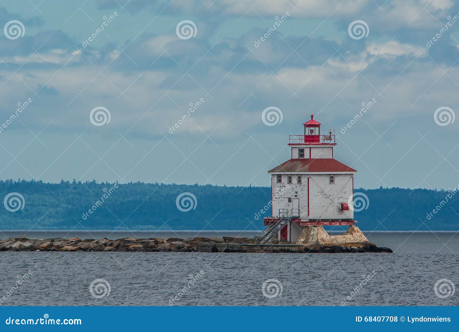 The Lighthouse stock photo. Image of canada, warning - 68407708