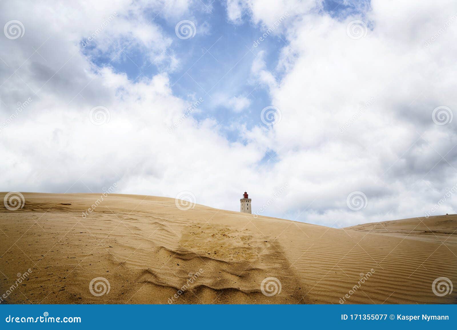Lighthouse in the Middle of a Desert Stock Image - Image of lakeshore ...