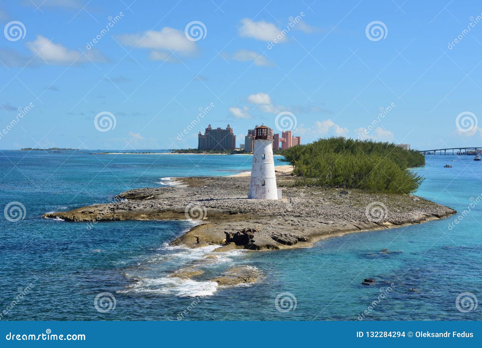 Lighthouse, Nassau, Bahamas Stock Photo - Image of view, lighthouse ...
