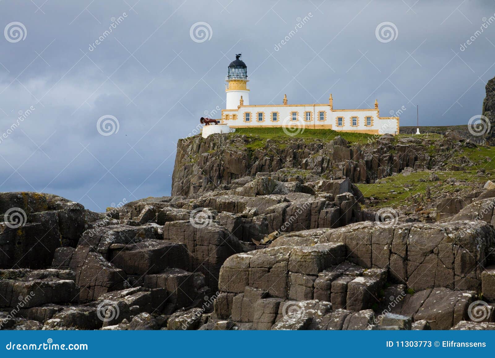 Lighthouse, Neist Point, Scotland Stock Image - Image of neist ...