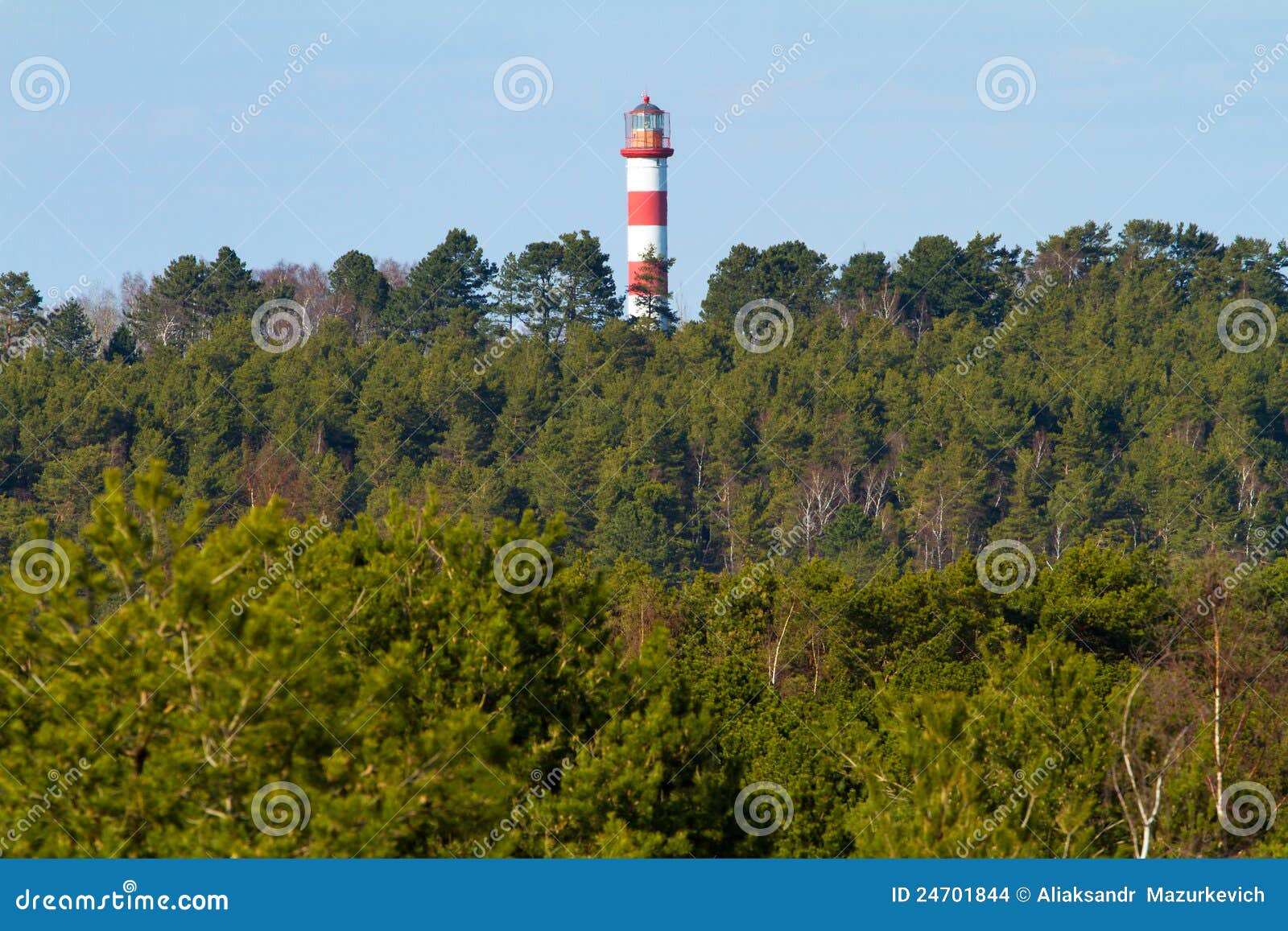 Lighthouse in Nida, Lithuania Stock Photo - Image of light, nature ...