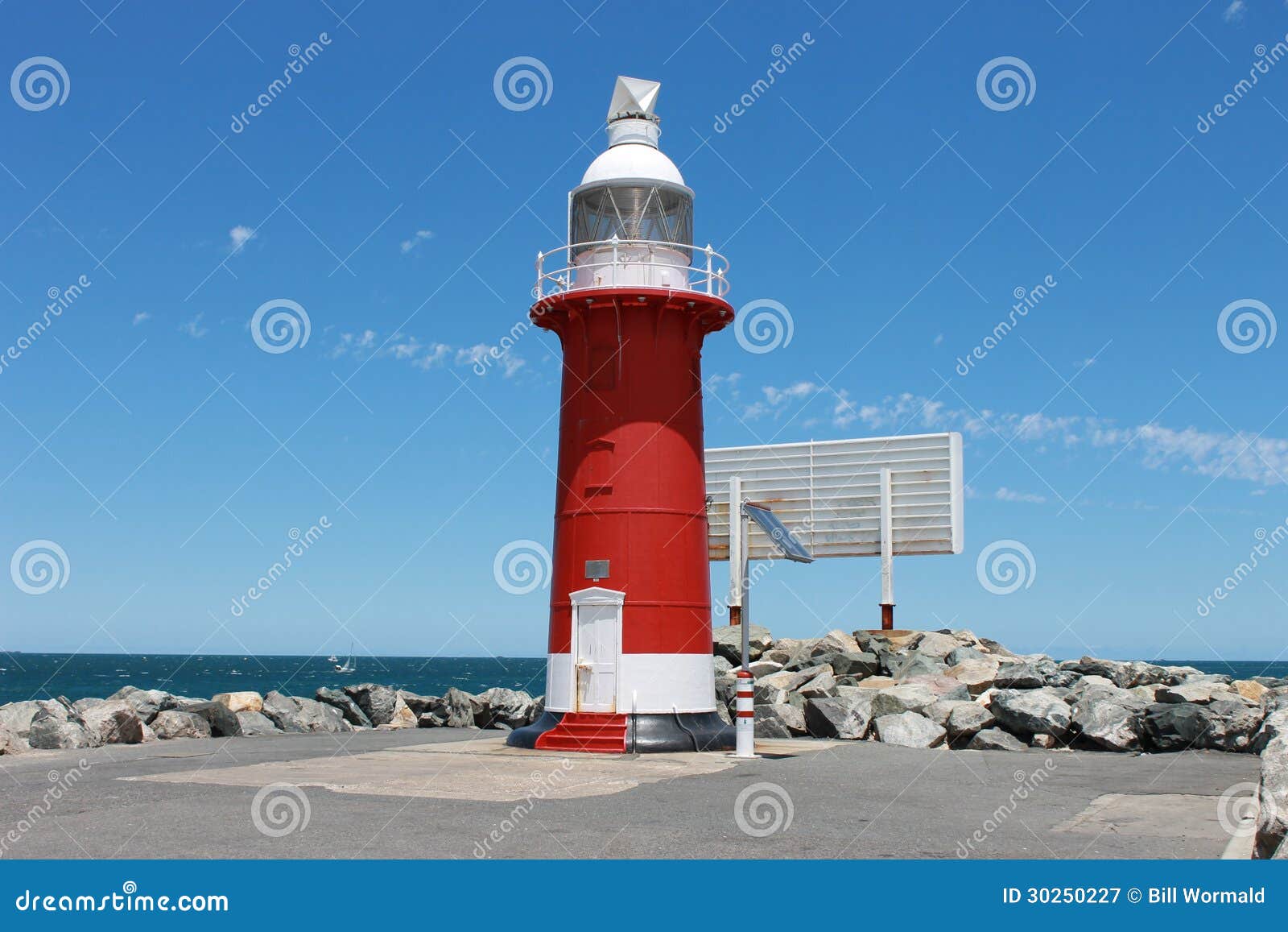 North Mole Lighthouse stock image. Image of holiday, historic - 30250227