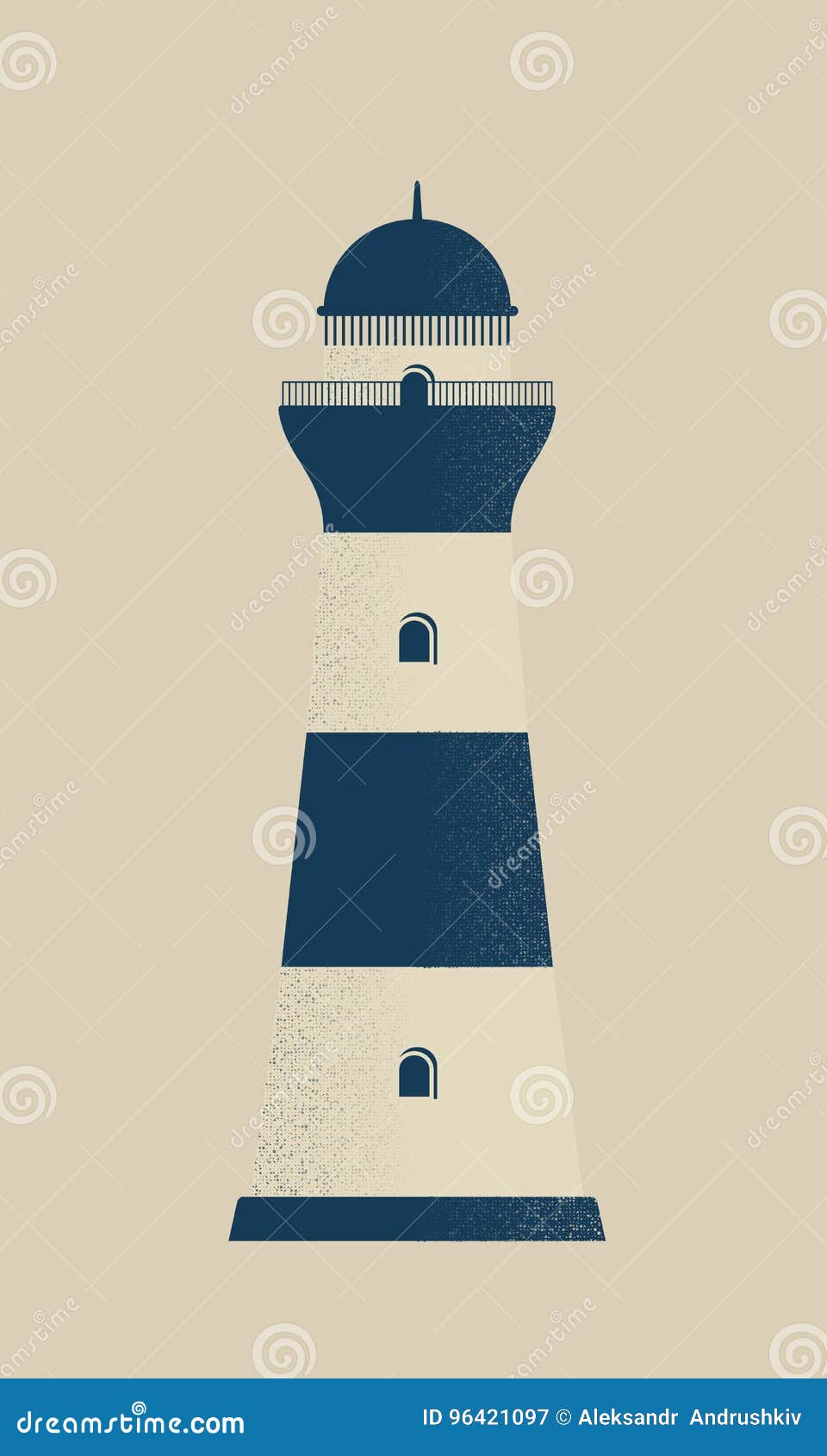 Lighthouse stock vector. Illustration of building, background - 96421097