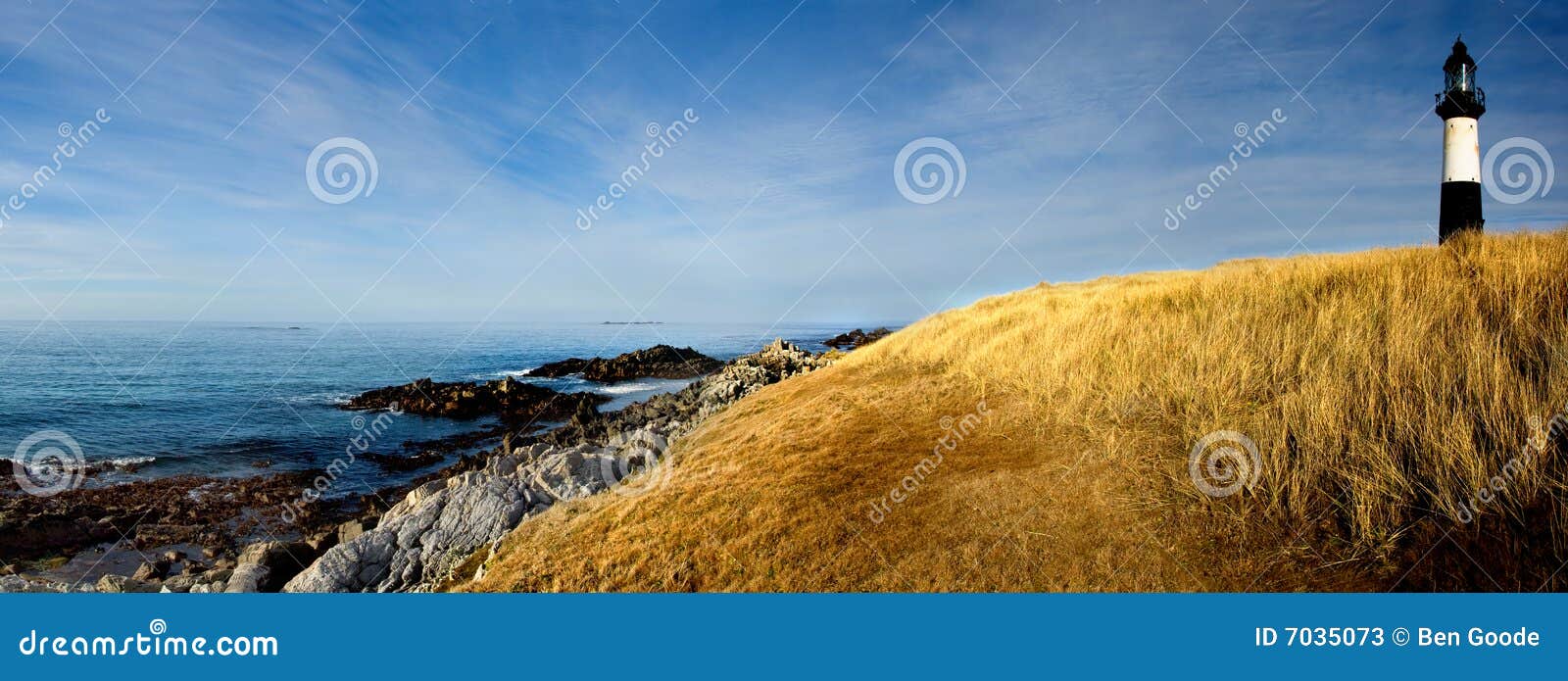 Lighthouse Panoramic stock image. Image of nature, clouds - 7035073