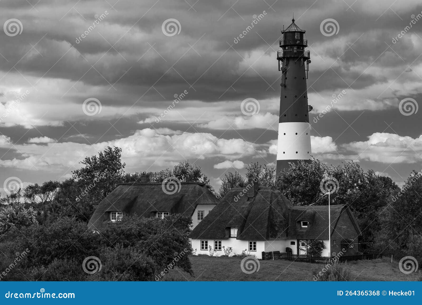 Lighthouse of Pellworm in Schleswig Holstein Stock Photo - Image of ...