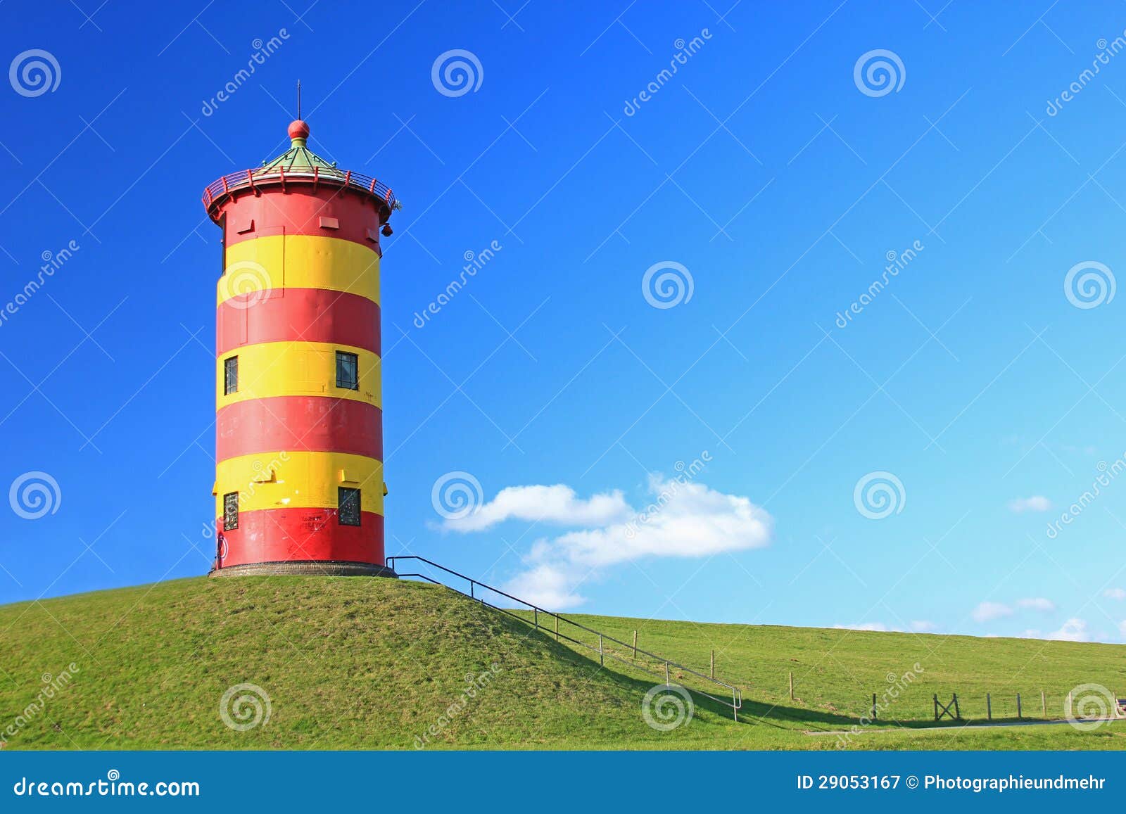Lighthouse Pilsum, Germany stock image. Image of nature - 29053167