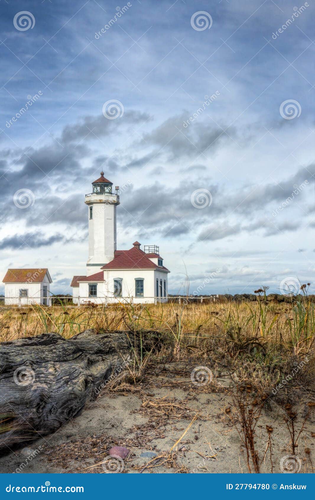 Lighthouse at Point Wilson stock photo. Image of blue - 27794780
