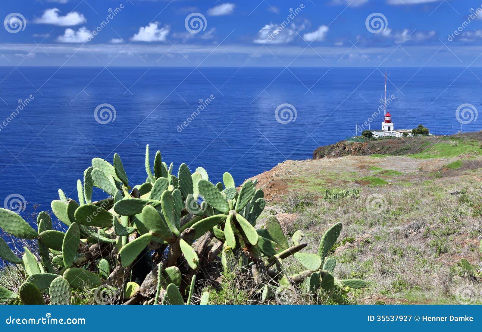 Lighthouse of Ponta Do Pargo, Madeira Stock Image - Image of journey ...