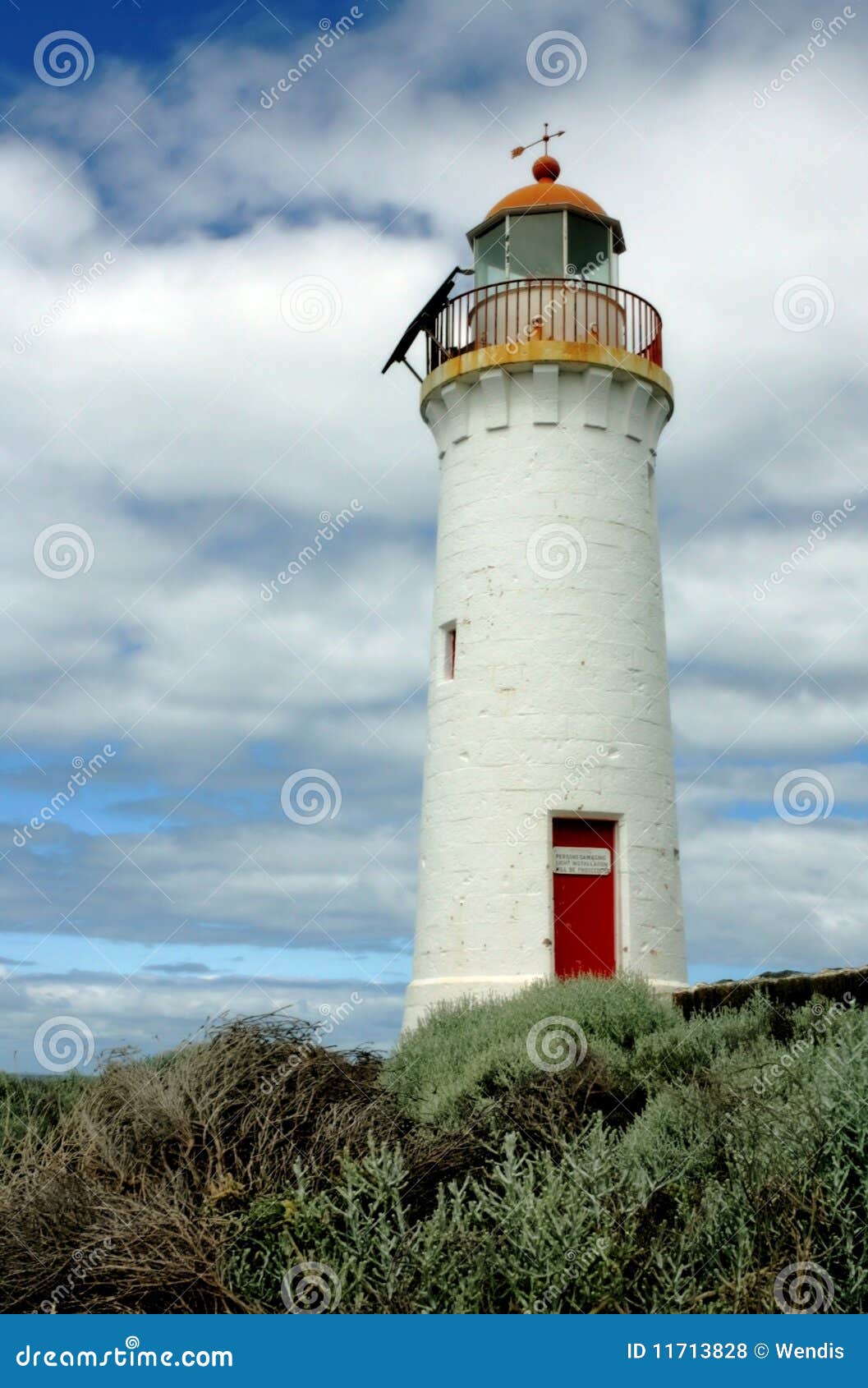 Lighthouse at Port Fairy Australia Stock Photo - Image of ancient, ship ...