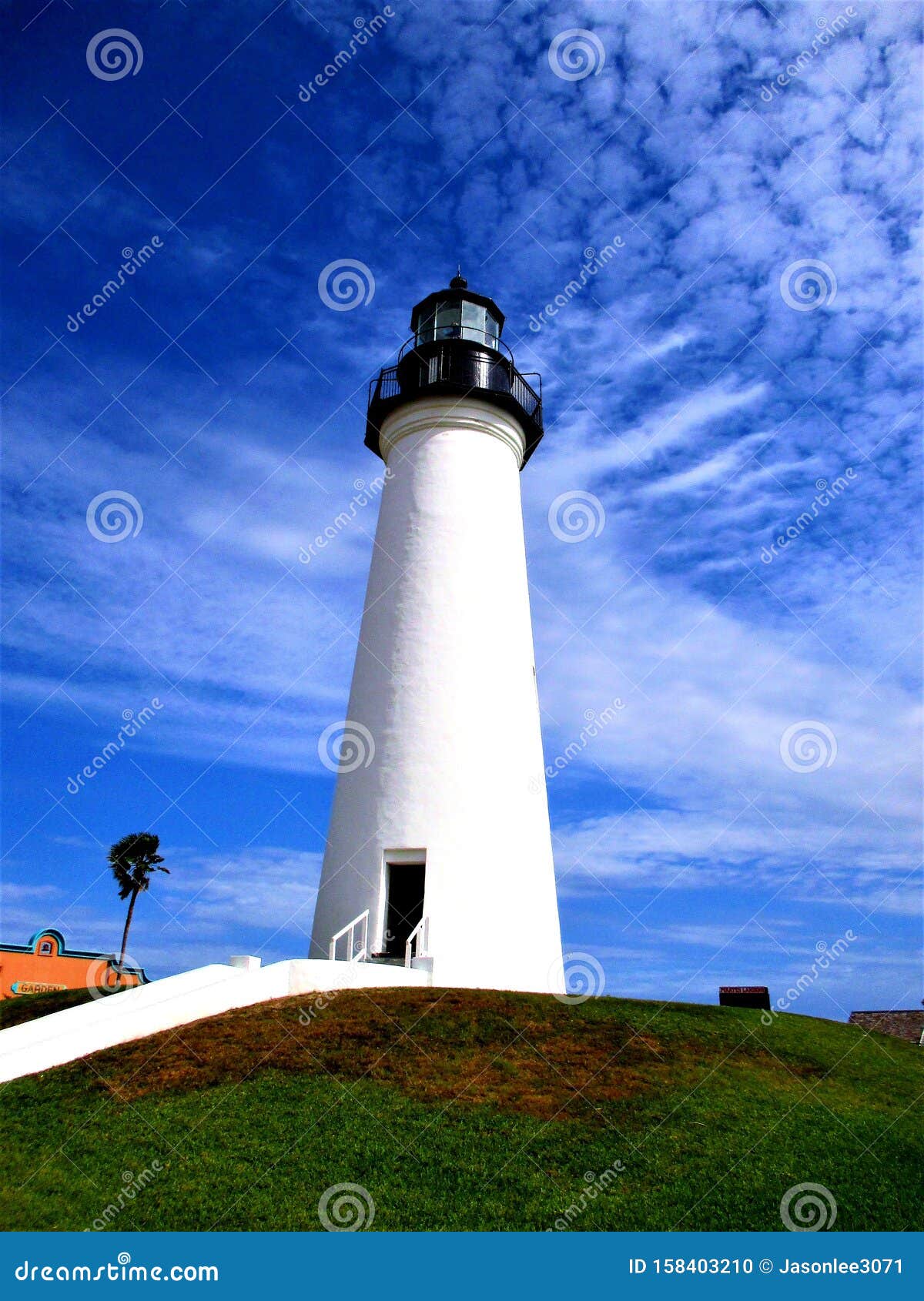 Lighthouse Port Isabel stock photo. Image of lighthouse - 158403210
