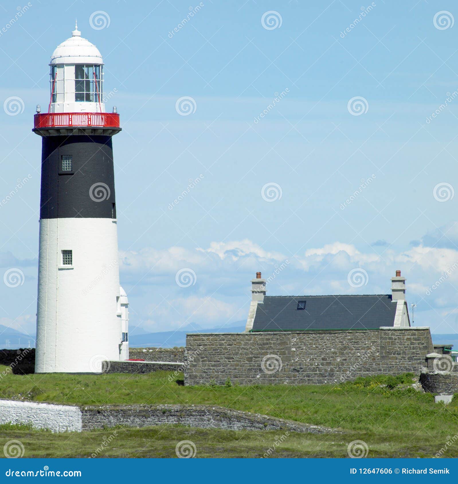 Lighthouse, Rathlin Island stock photo. Image of europe - 12647606