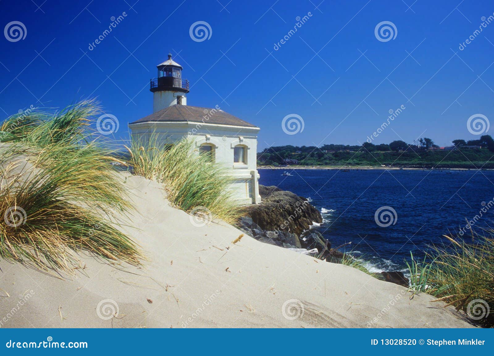 Lighthouse and river stock photo. Image of coastline - 13028520