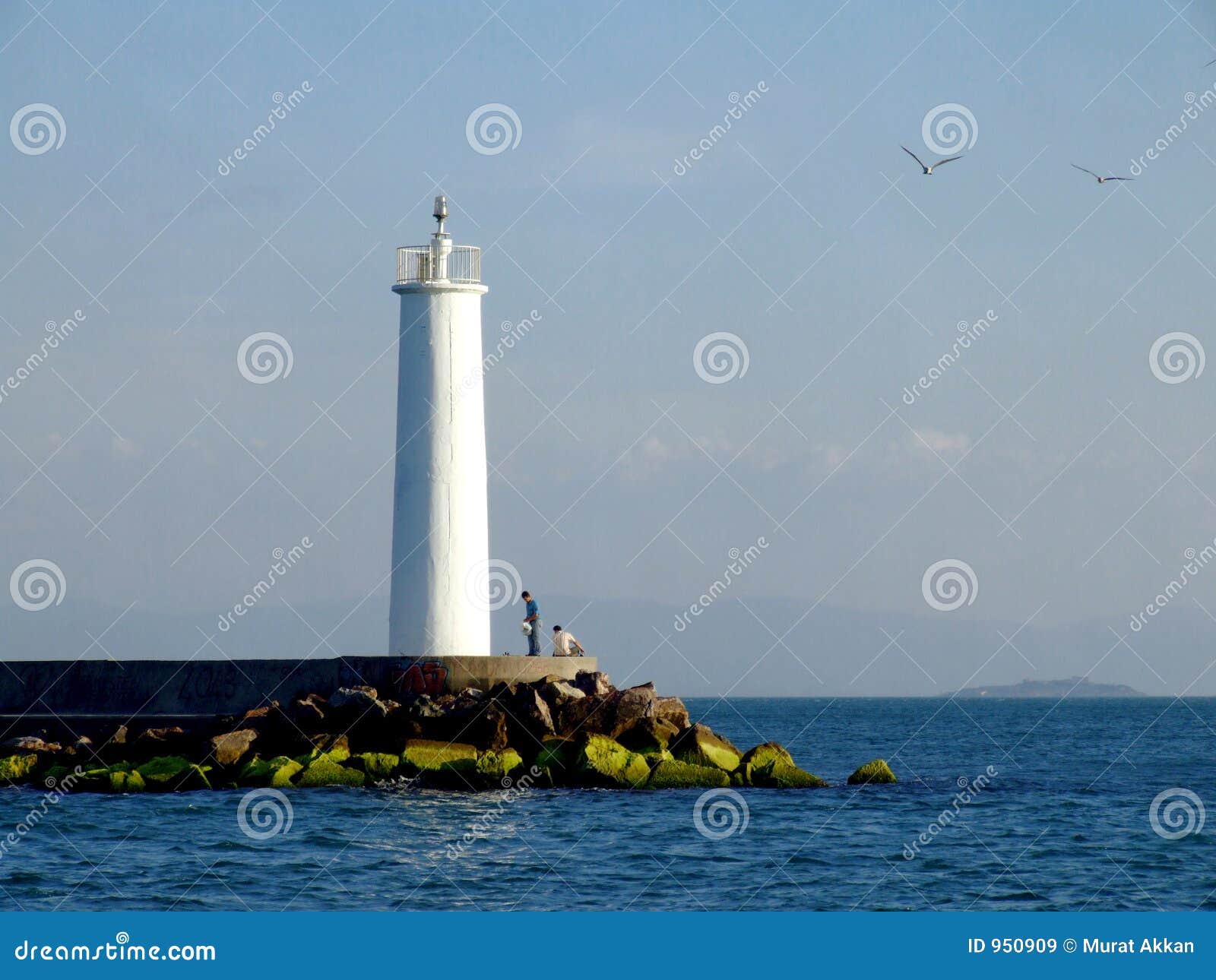 Lighthouse romantic stock image. Image of atlantic, explore - 950909