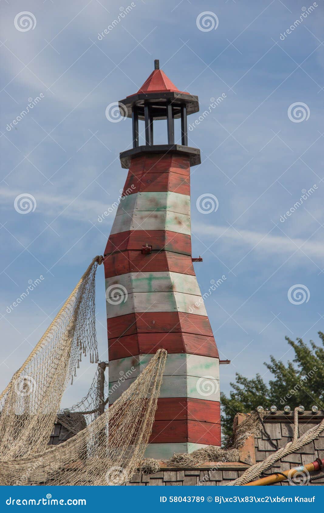Lighthouse on the roof stock image. Image of roof, skew - 58043789