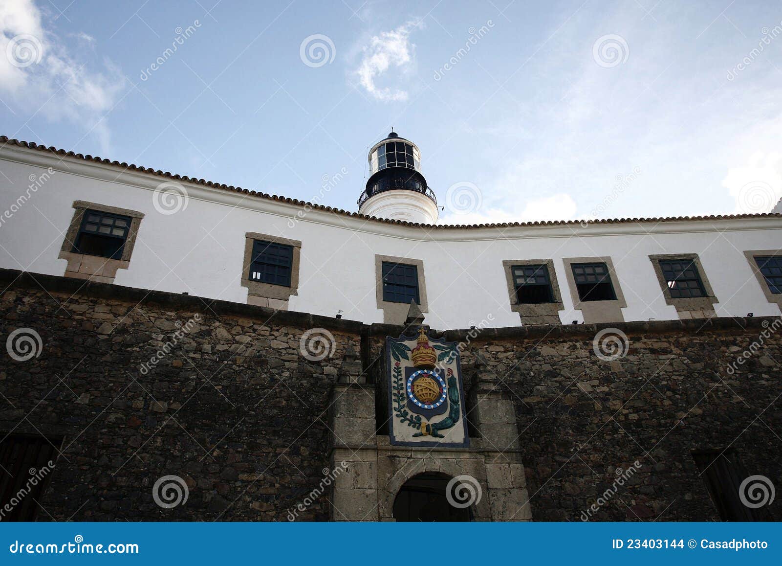 Lighthouse in Salvador, Bahia Brazil Stock Photo - Image of museum ...