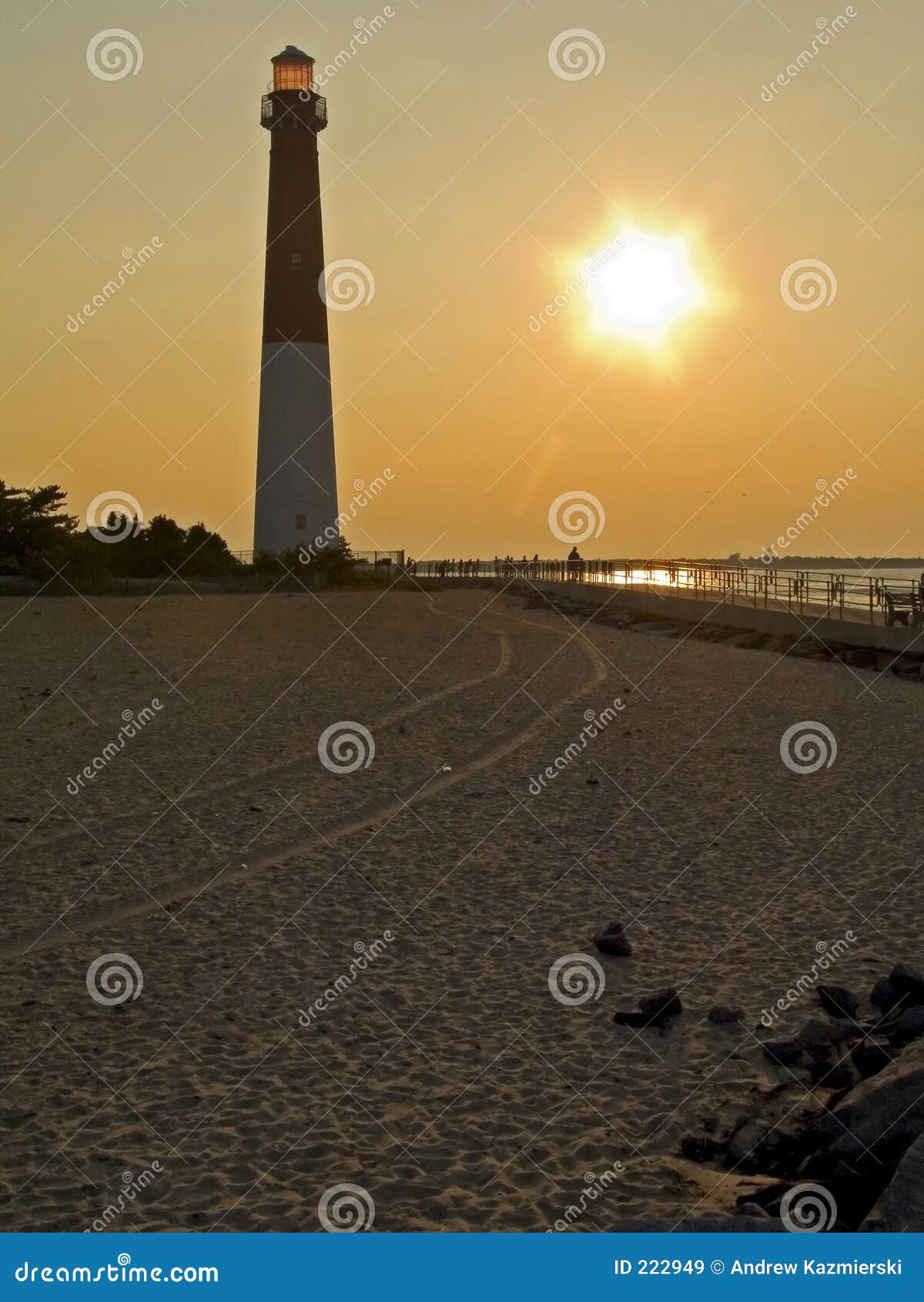 Lighthouse and Sand stock image. Image of tourist, sunset - 222949