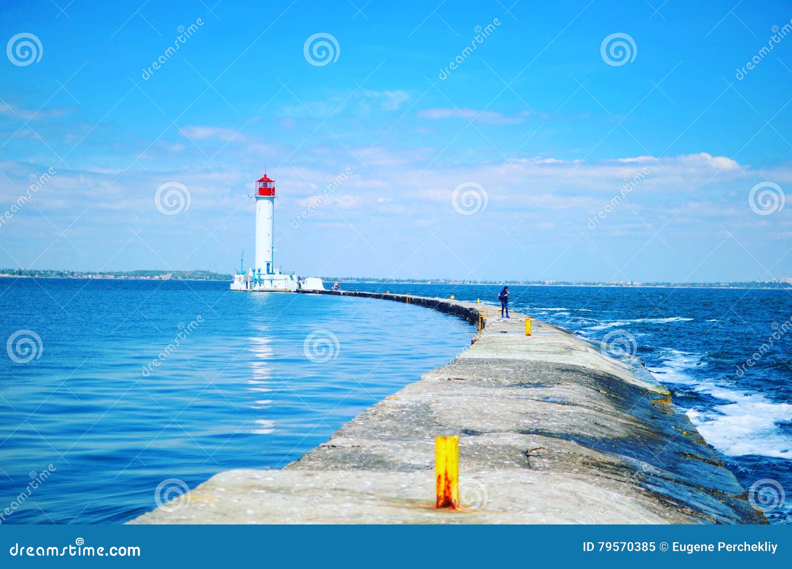 Lighthouse stock image. Image of lighthouse, seaside - 79570385