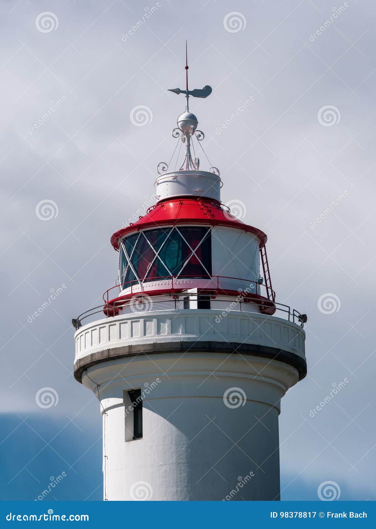 Lighthouse at Sletterhage in Denmark, Detail Stock Image - Image of ...