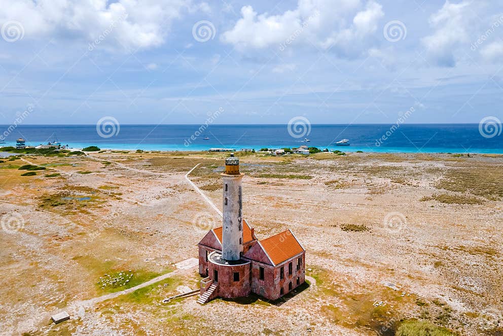 Lighthouse of the Small Island Called Klein Curacao or Small Curacao ...