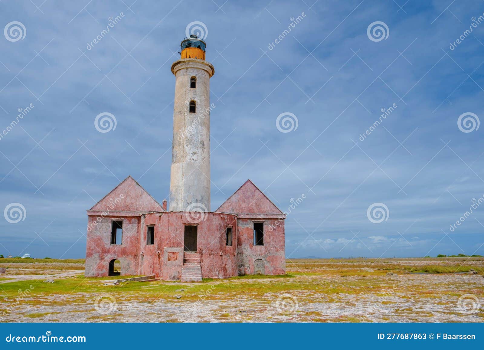 Lighthouse of the Small Island Called Klein Curacao or Small Curacao ...