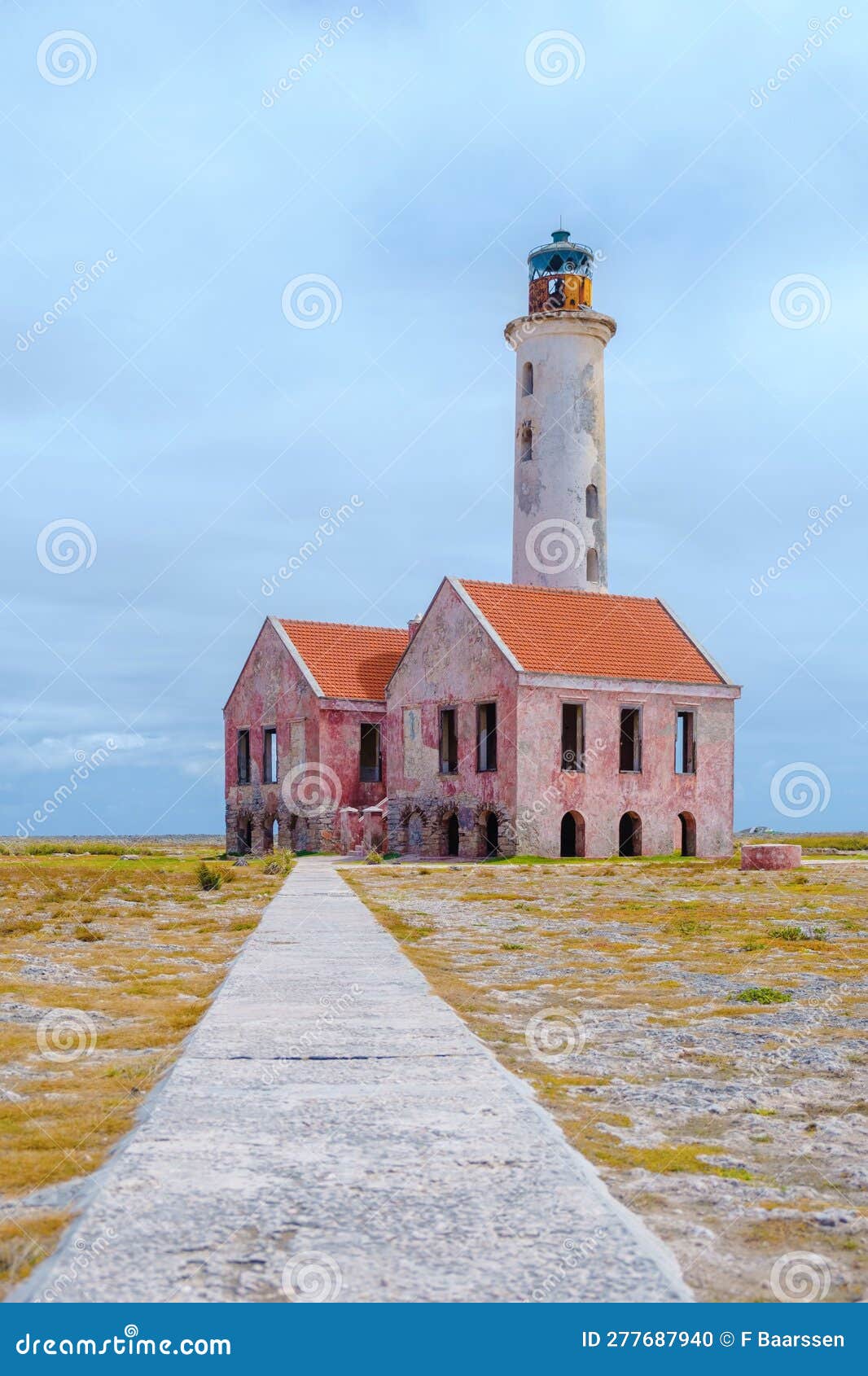 Lighthouse of the Small Island Called Klein Curacao or Small Curacao ...
