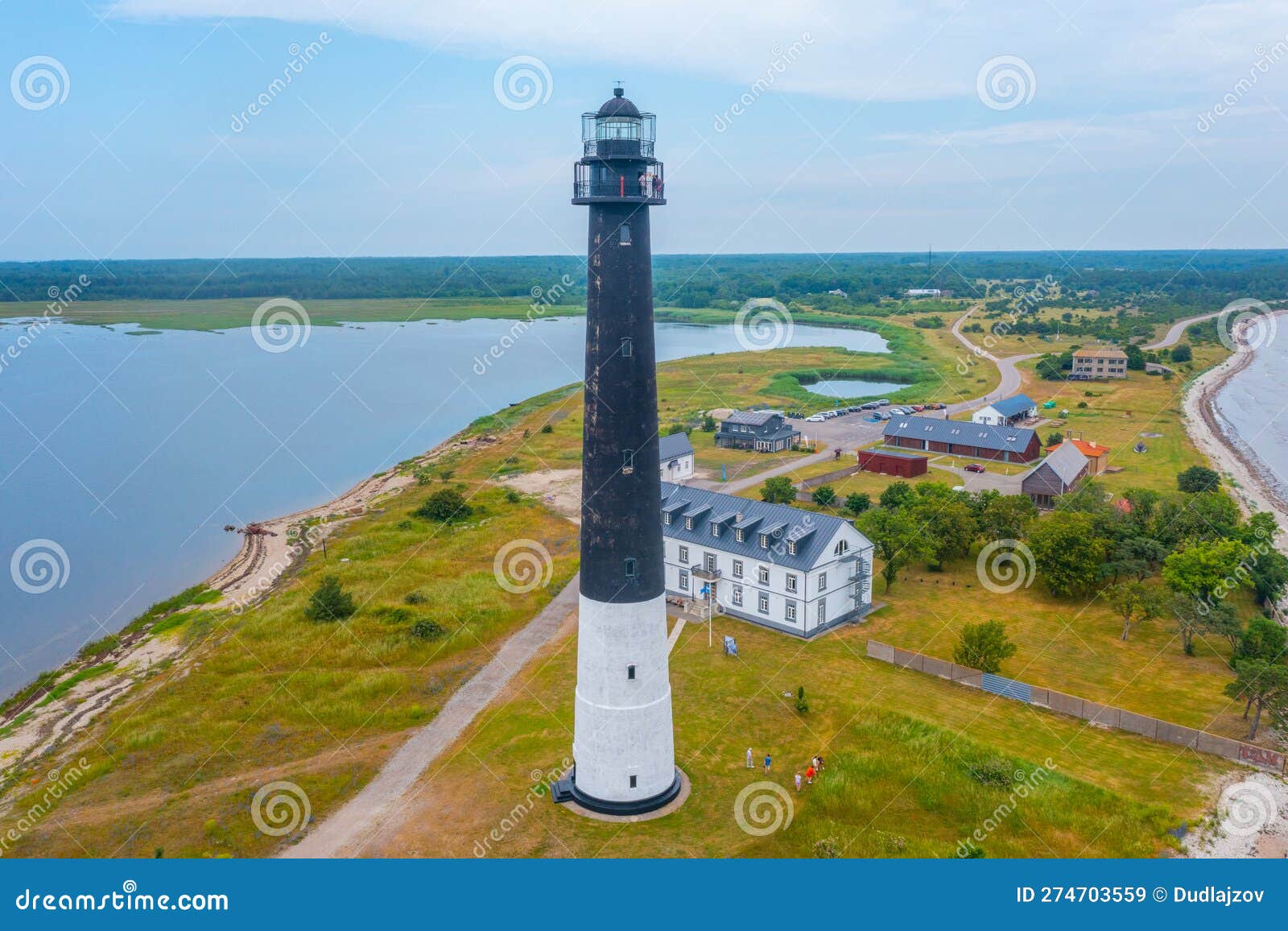 Lighthouse at Sorve Peninsula in Estonia Stock Image - Image of ...
