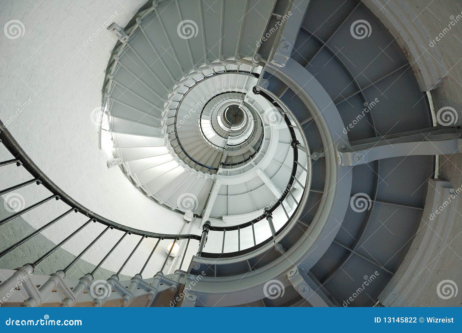 Lighthouse Spiral Staircase Stock Photo - Image of swirl, stairs: 13145822