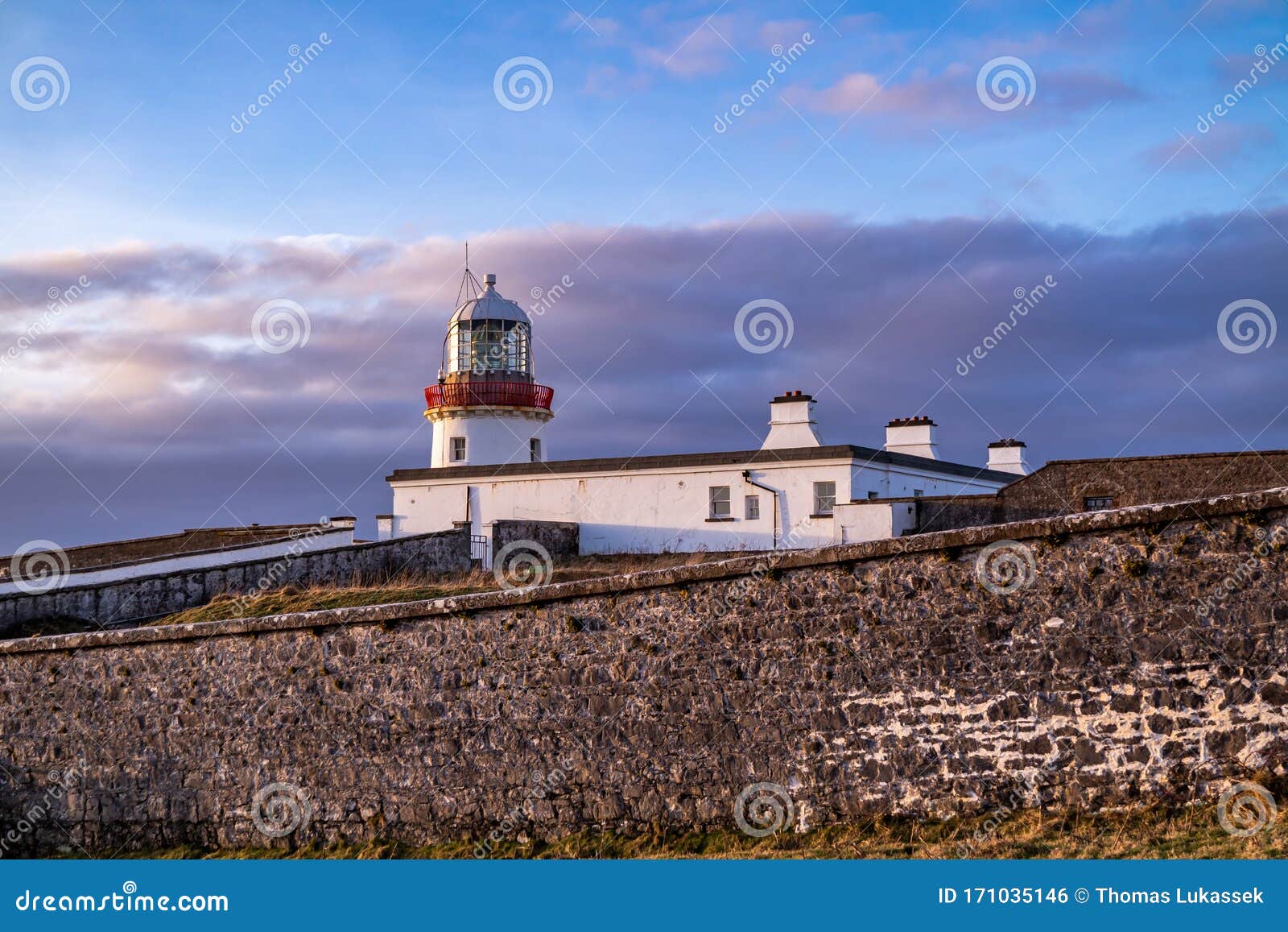 Lighthouse at St. John`s Point, County Donegal, Ireland Stock Photo ...