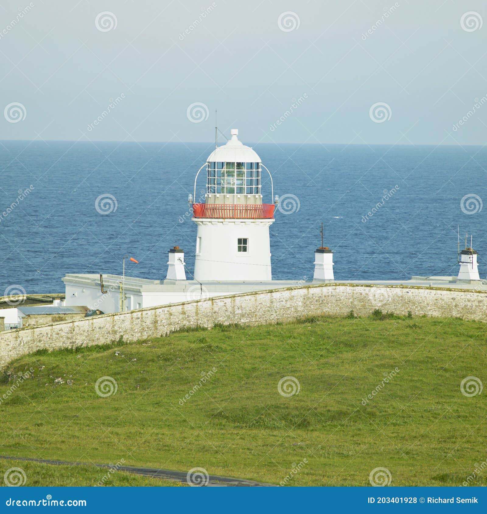 Lighthouse, St. John`s Point, County Donegal, Ireland Stock Photo ...