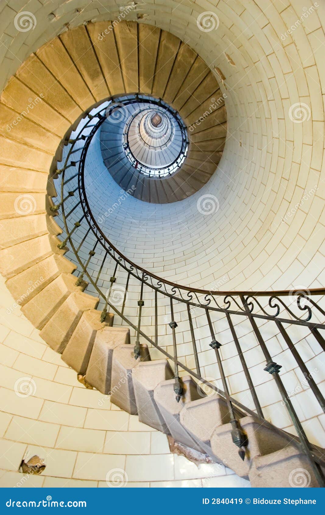 Lighthouse staircase 2 stock image. Image of spiralstair - 2840419