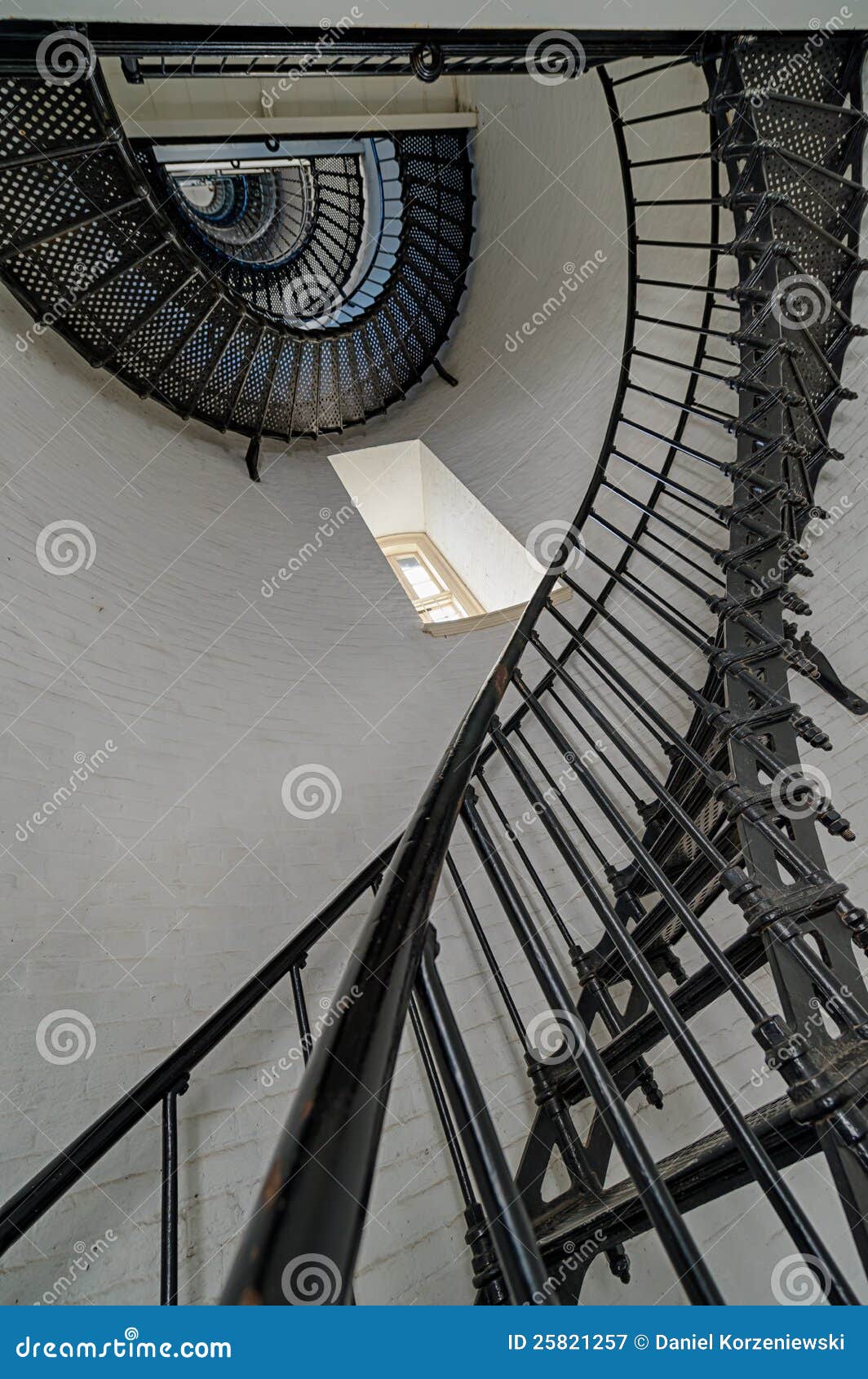Lighthouse Staircase stock image. Image of highway, curve - 25821257