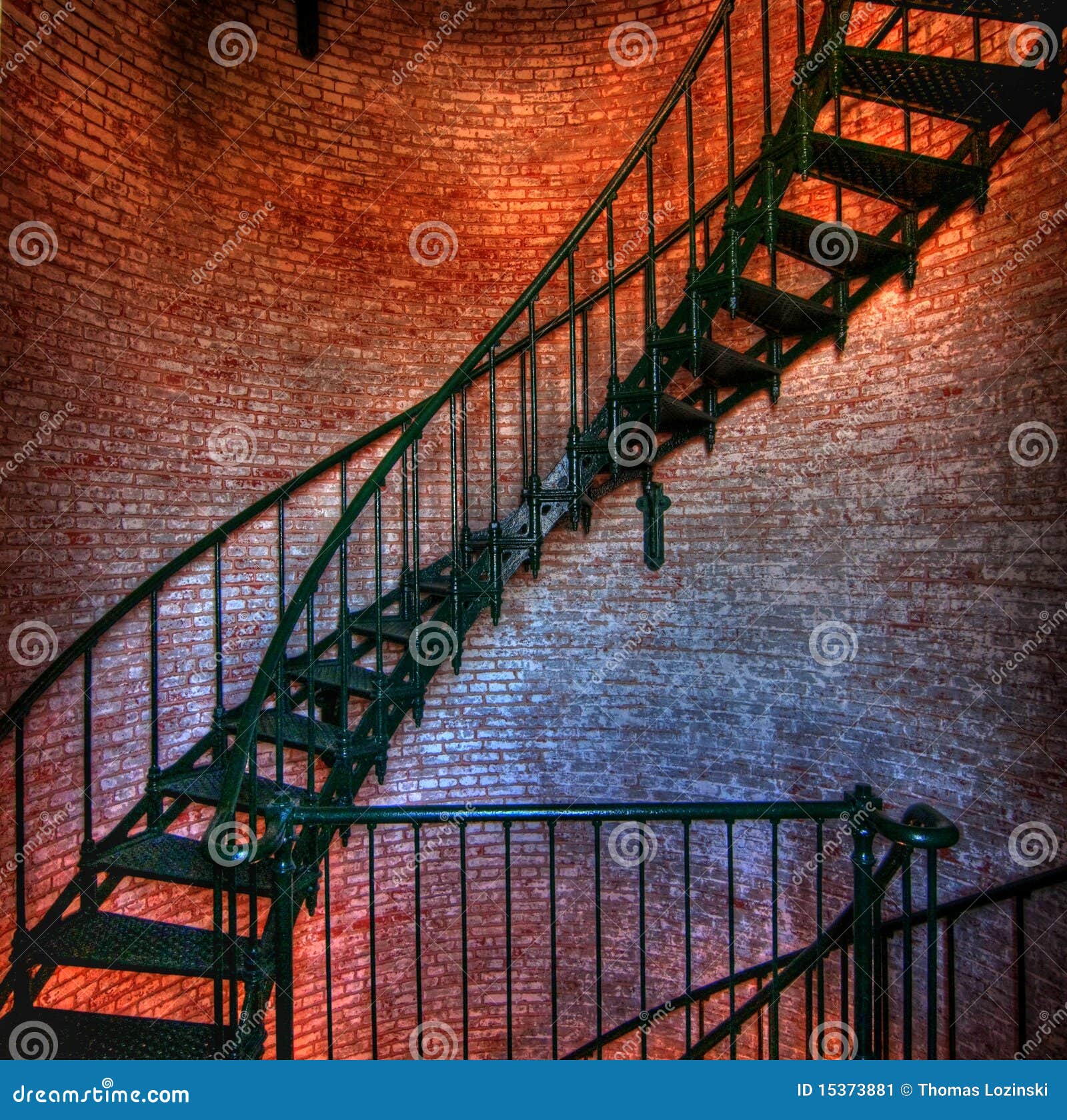 Lighthouse stairs stock image. Image of circular, lighthouse - 15373881