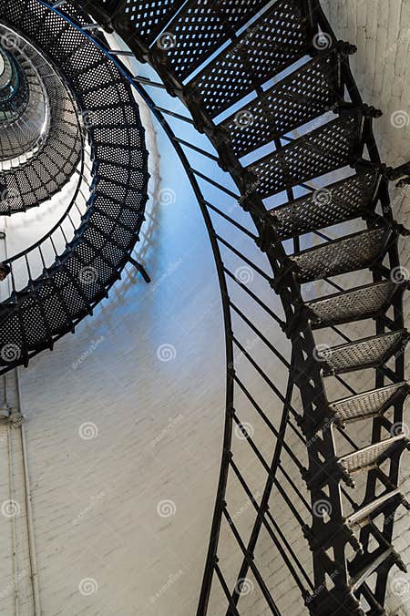 Lighthouse stairs stock image. Image of tourism, twist - 25821249