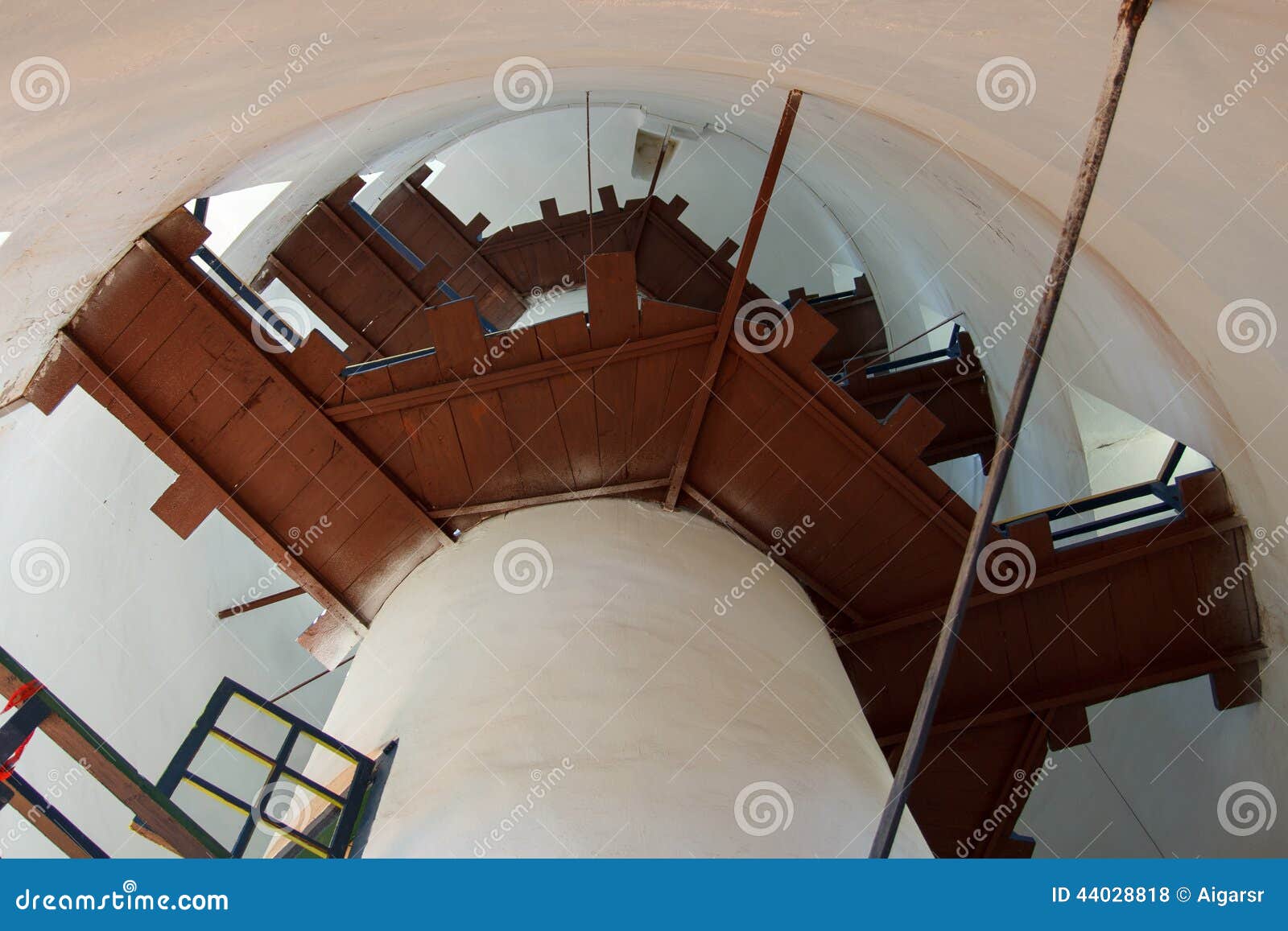 Lighthouse stairway stock photo. Image of landmark, round - 44028818