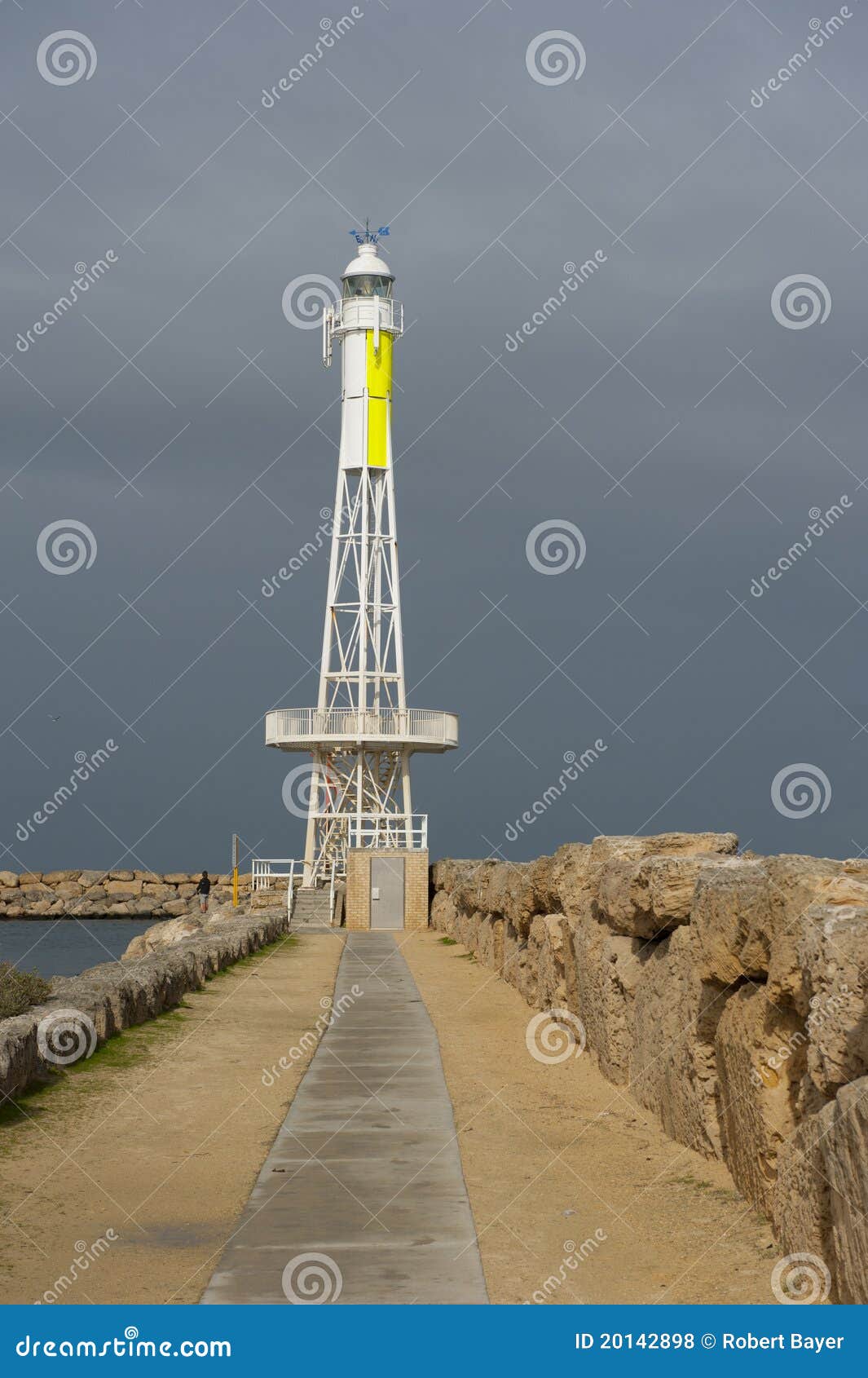 Lighthouse Steel Construction Stock Photo - Image of navy, guide: 20142898