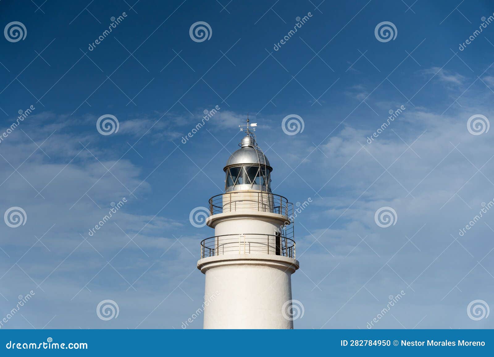 Lighthouse Structure Near the Coast Stock Photo - Image of portrait ...