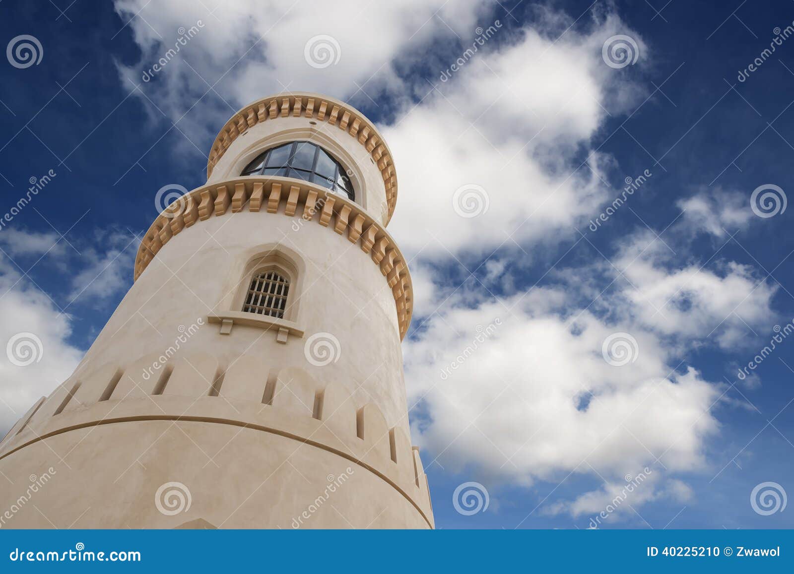 Lighthouse Sur stock photo. Image of orient, attraction - 40225210