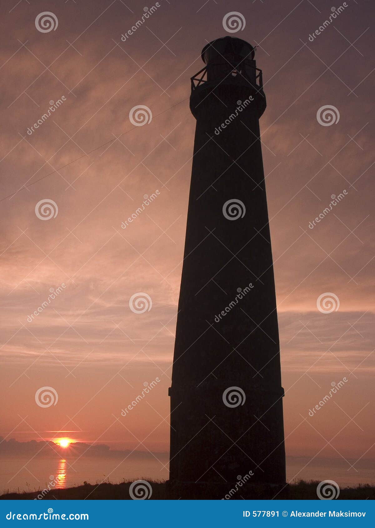 Lighthouse on Topy island stock image. Image of beacon - 577891
