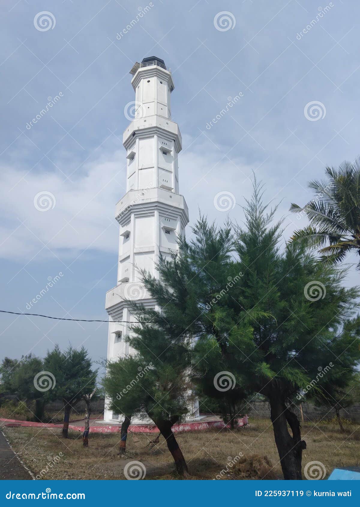 Lighthouse Tower Indonesia Kebumen Central Java Stock Image - Image of ...