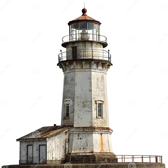 Lighthouse on Transparent Background Stock Illustration - Illustration ...