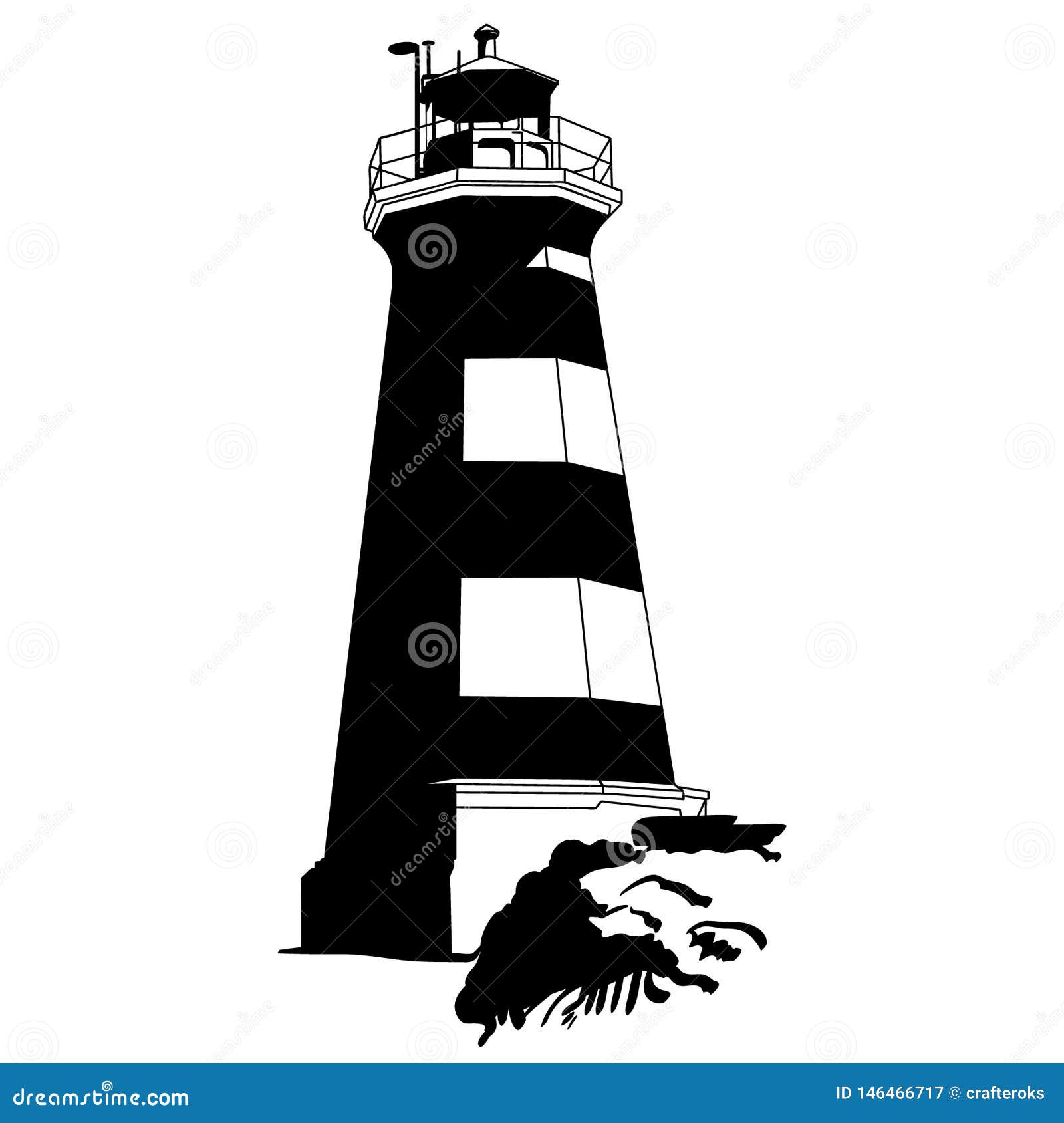 Set Of Different Lighthouse. Colorful Vector Illustration Collection In ...