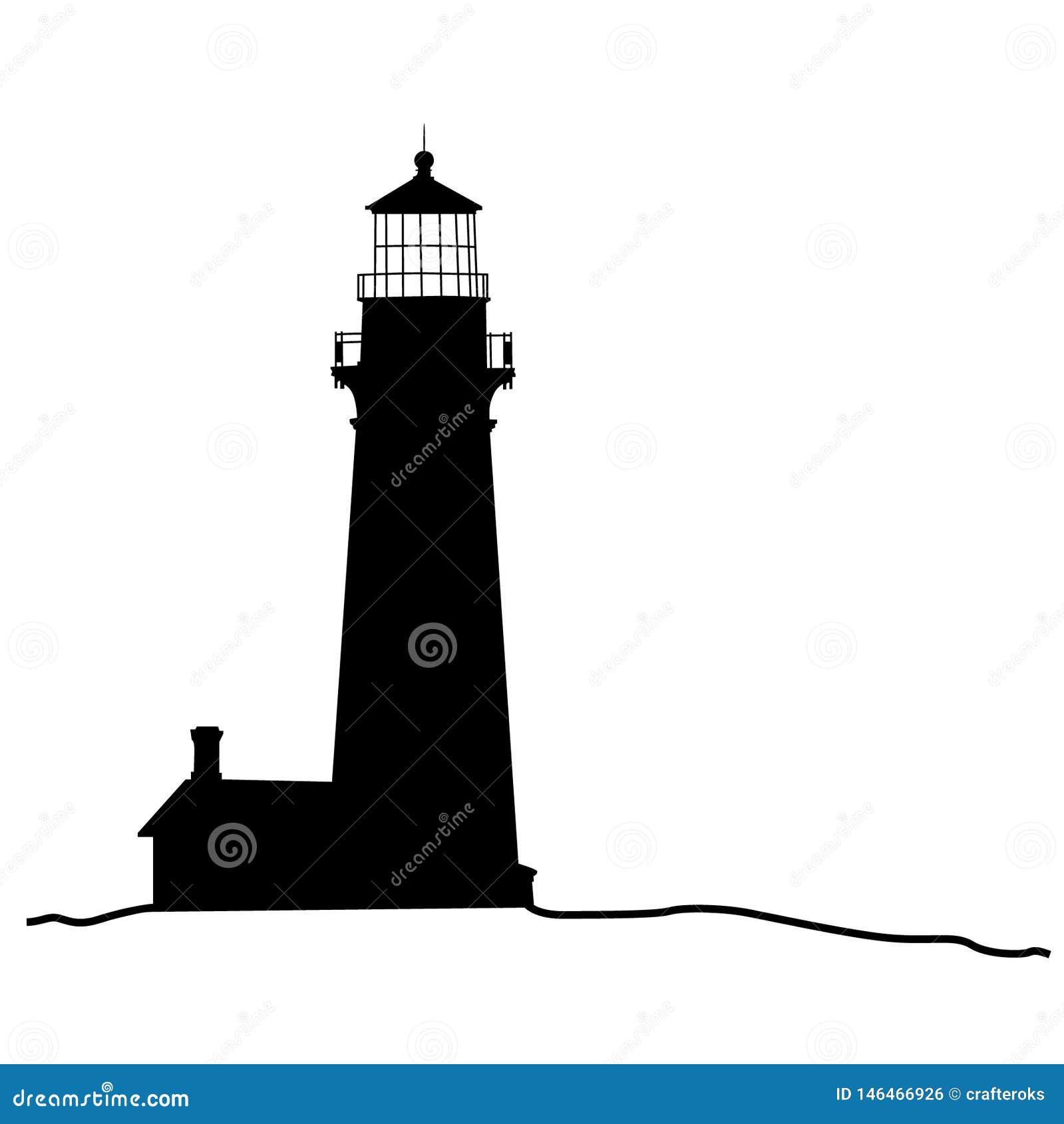 Set Of Different Lighthouse. Colorful Vector Illustration Collection In ...