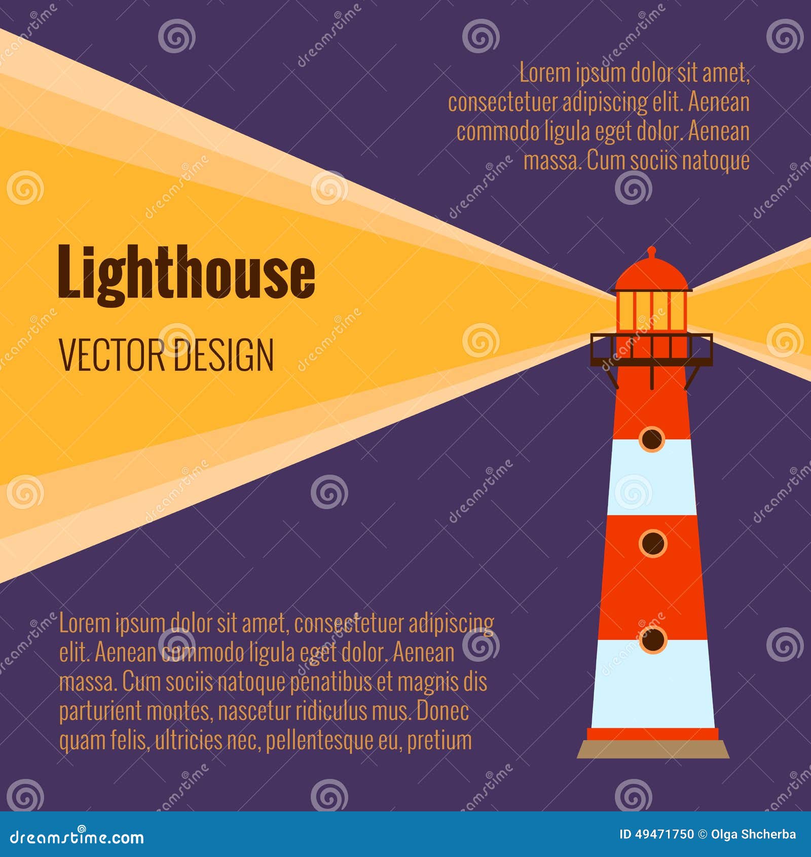 Lighthouse vector stock vector. Illustration of beacon - 49471750
