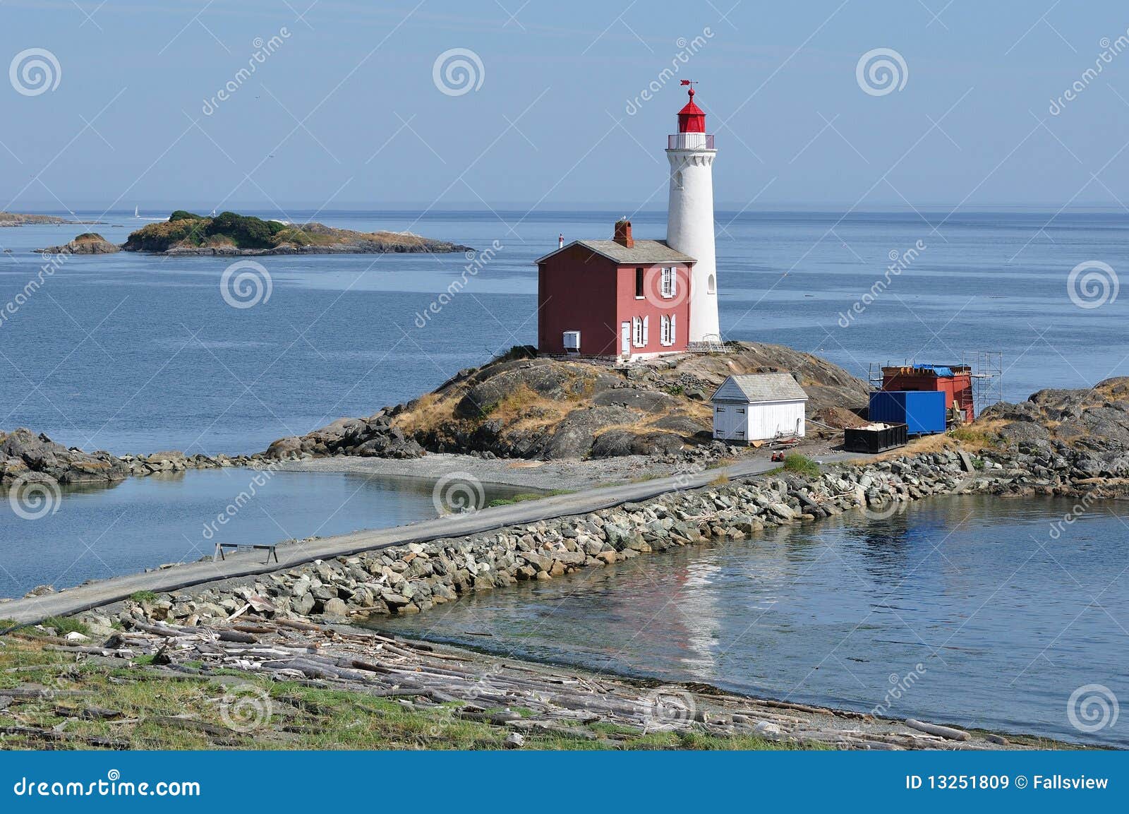 Lighthouse in victoria bc stock image. Image of marine - 13251809