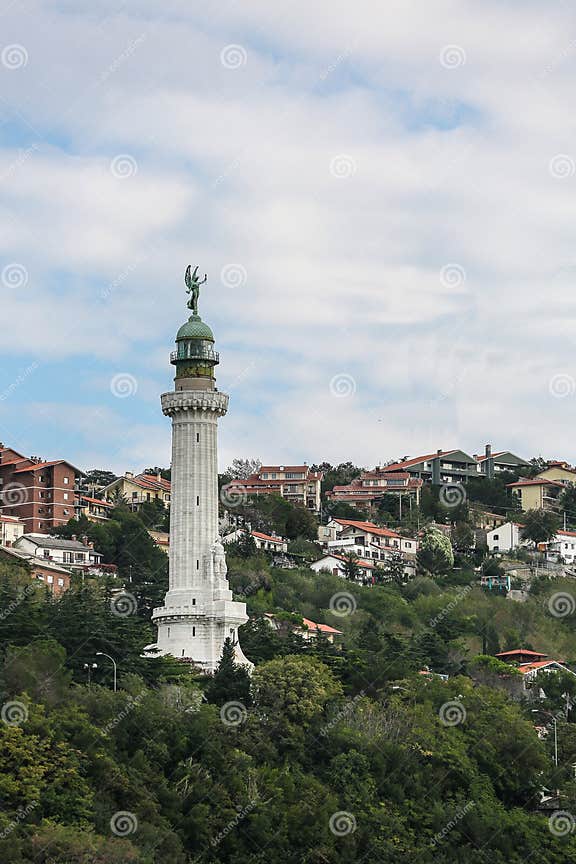 Lighthouse of Victory stock photo. Image of trieste, historic - 28042152