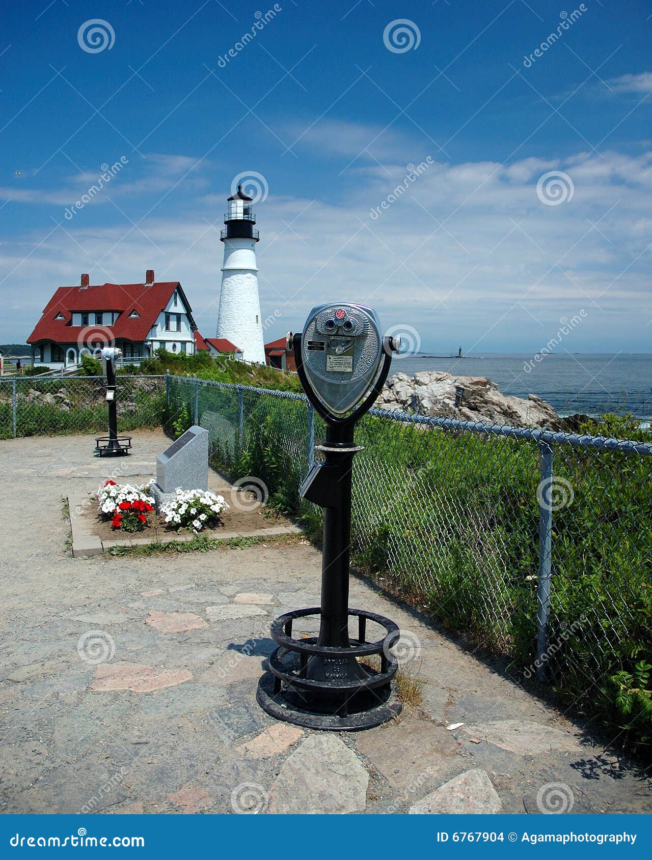 Lighthouse view stock photo. Image of island, classic - 6767904