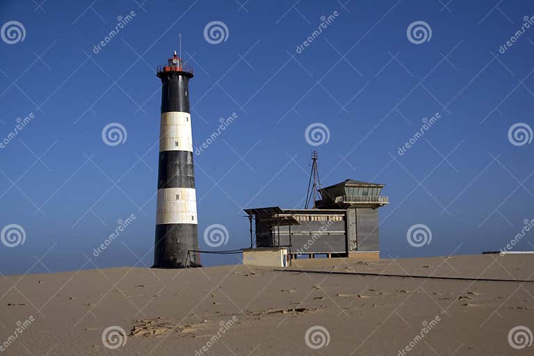 The Lighthouse at Walvis Bay Stock Photo - Image of spit, african: 11297754