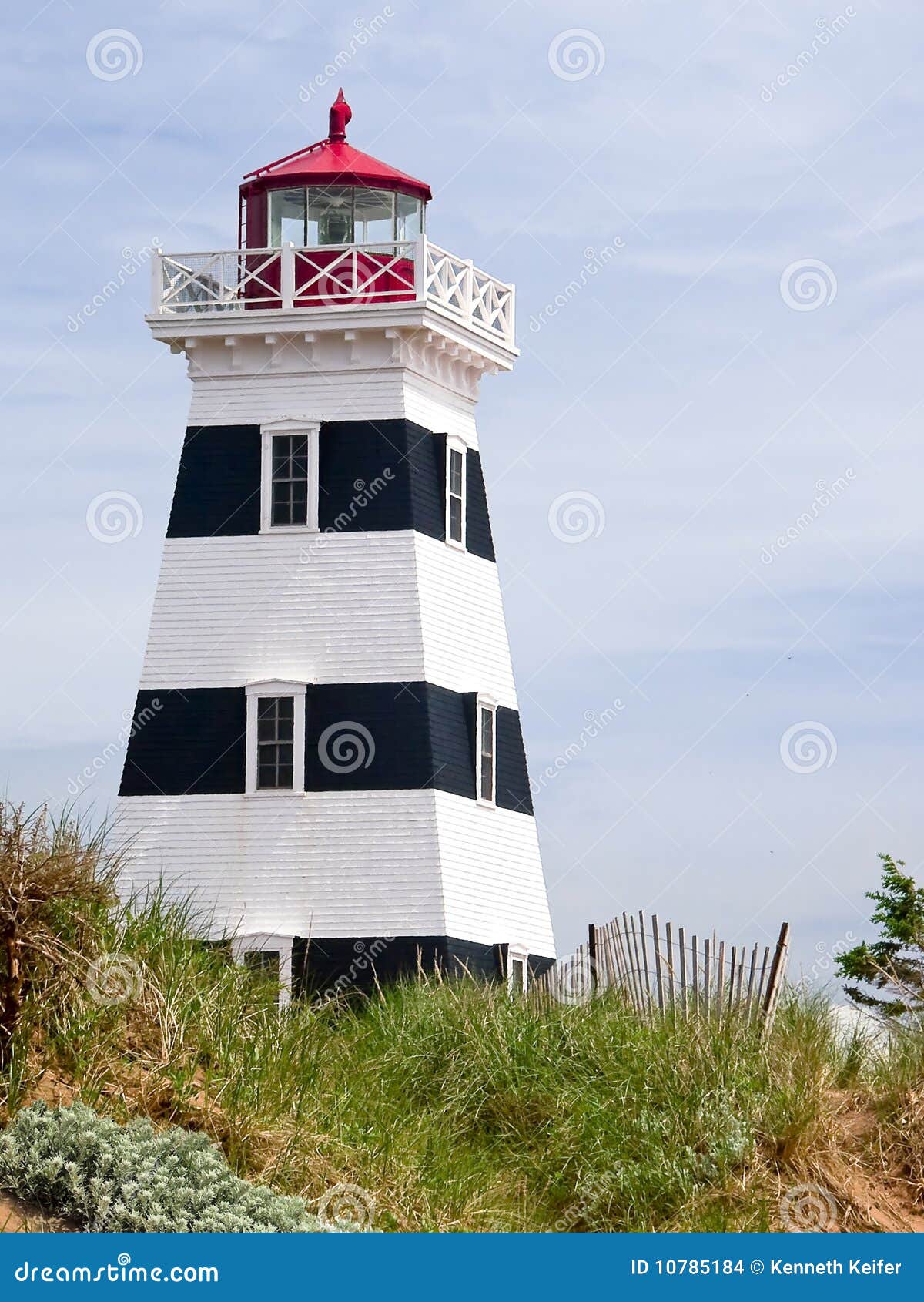 Lighthouse at West Point, PEI, Canada Stock Photo - Image of canadian ...