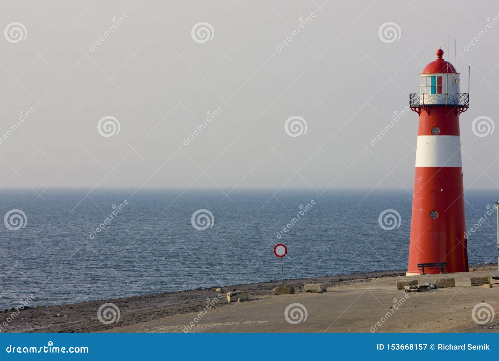 Lighthouse, Westkapelle, Zeeland, Netherlands Stock Image - Image of ...