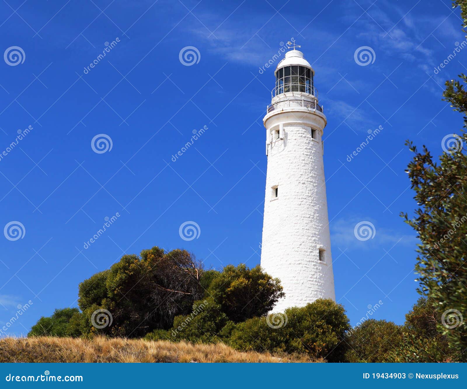 Lighthouse white stock image. Image of landmark, exterior - 19434903
